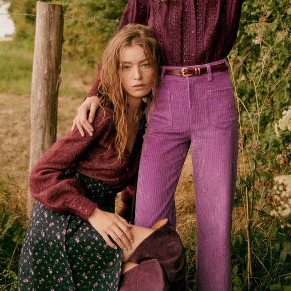 Sezane | Pants & Jumpsuits | Sezane Nwot Le 7s Cropped Trousers In ...